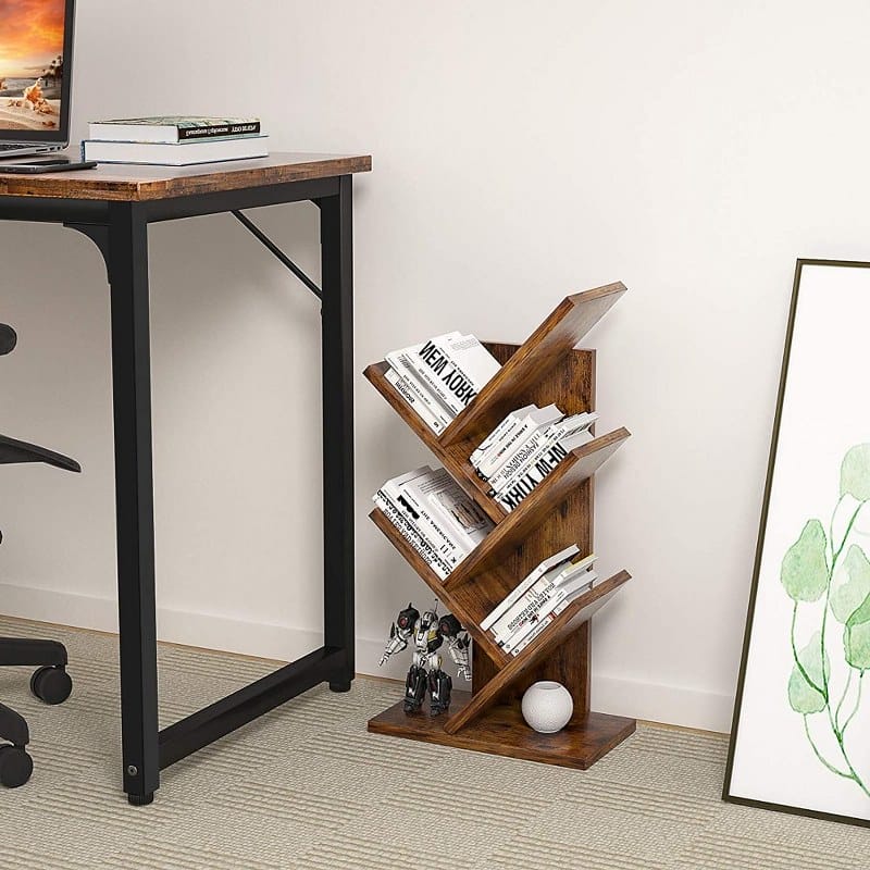 Tree Bookshelf 4-Tier Book Rack - Home Gallery
